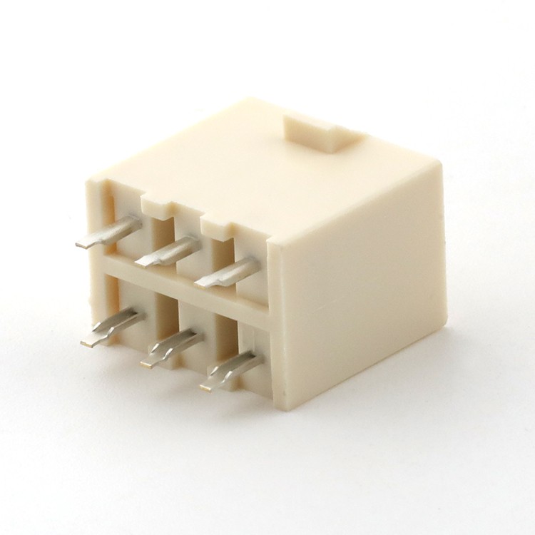 ATX 6Pin Power Connector DIP Type Natural Color Wafer Power Male Connector